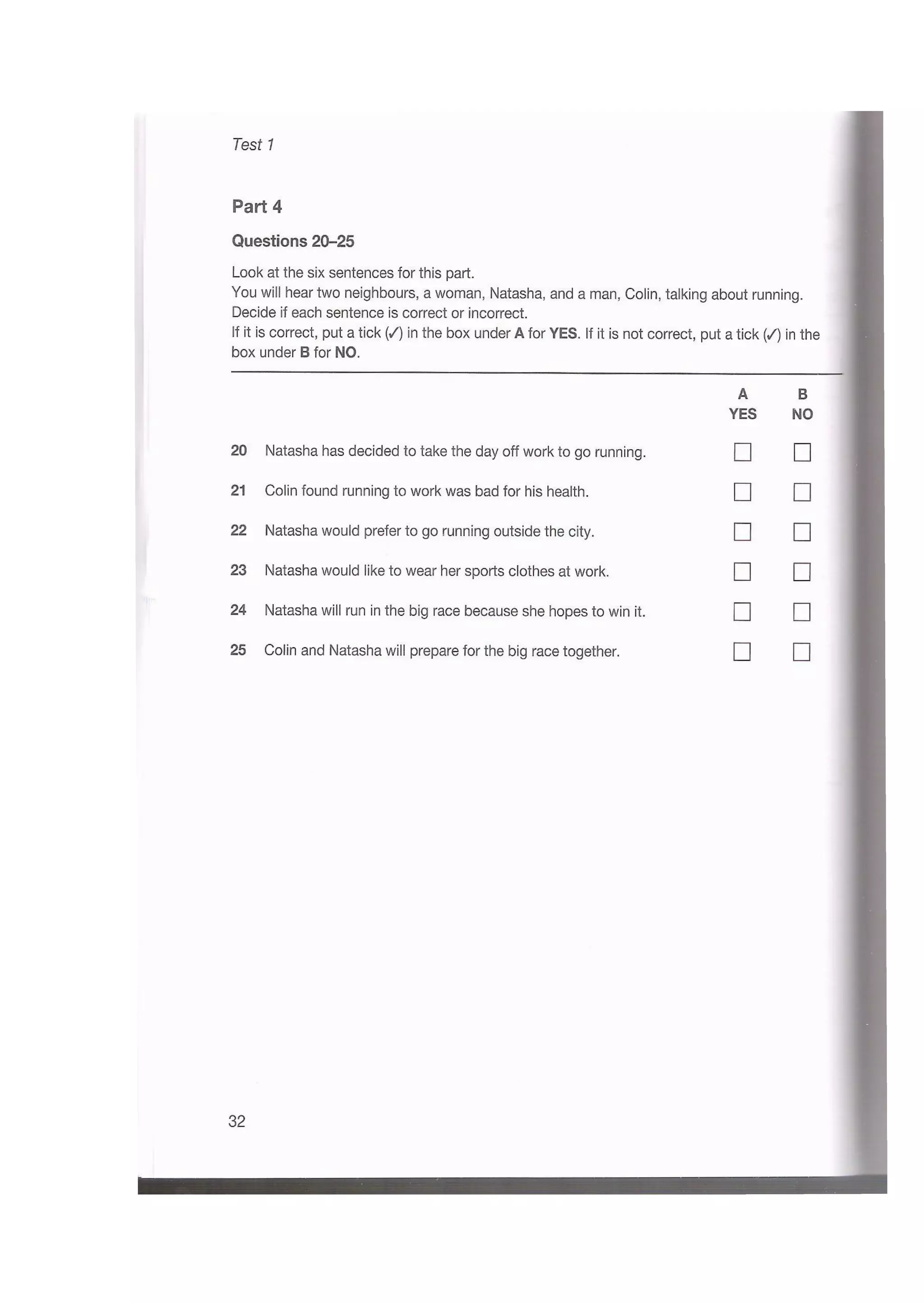 Cambridge PET 7 | PDF