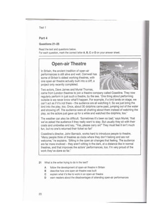 Cambridge PET 7 | PDF
