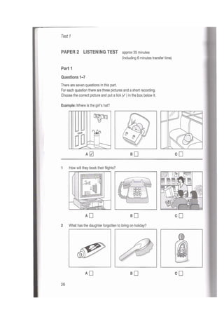 Cambridge PET 7 | PDF