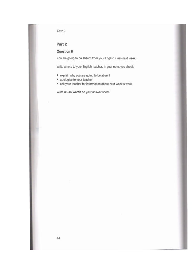 Cambridge PET 7 | PDF