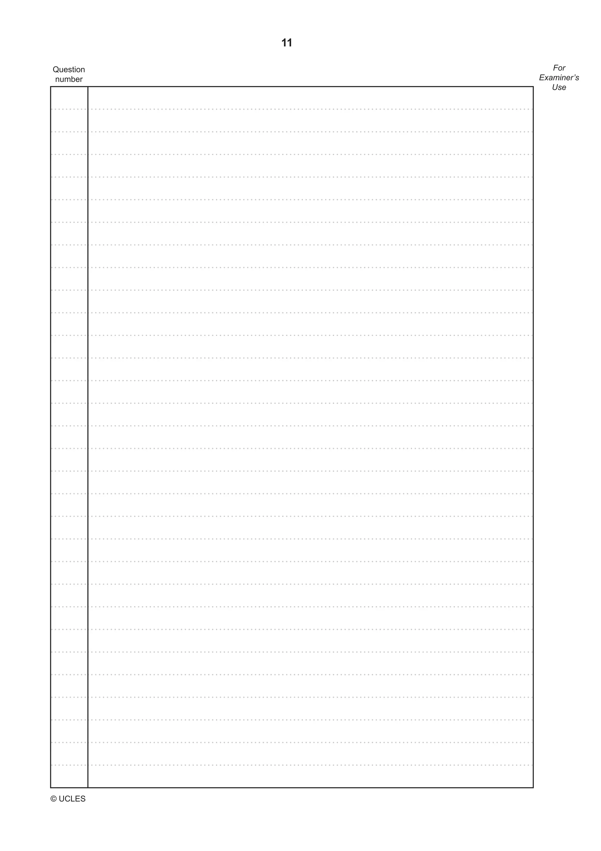 Cambridge answer booklet | PDF