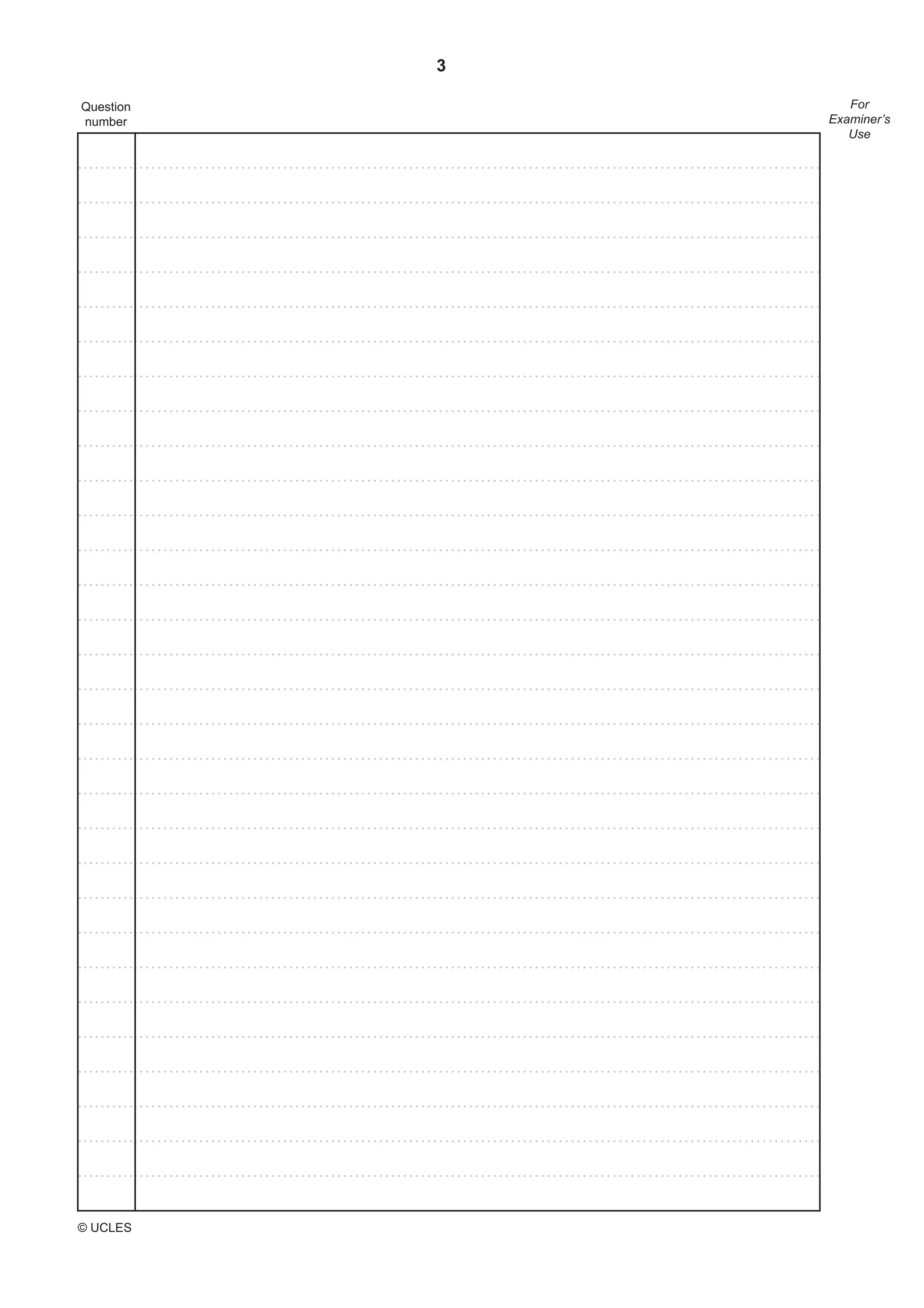 Cambridge answer booklet | PDF