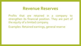 Cambridge as company accounts | PPTX