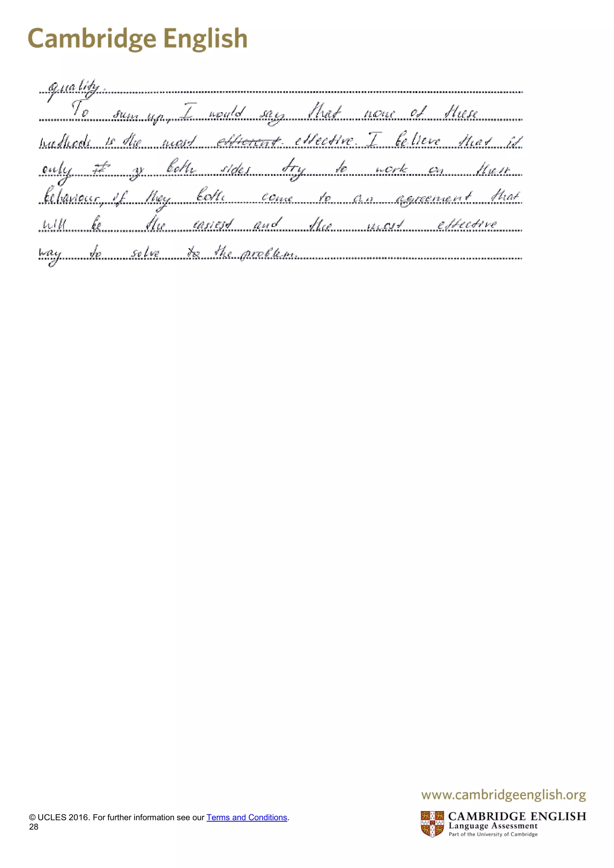 Cambridge assessing writing-c1 | PDF