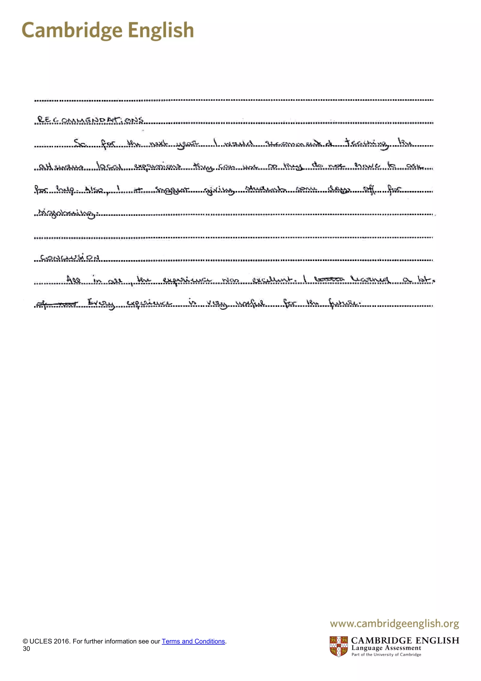 Cambridge assessing writing-c1 | PDF