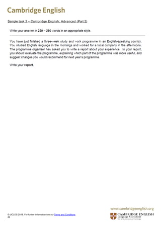 Cambridge assessing writing-c1 | PDF