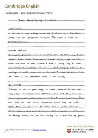 Cambridge assessing writing-c1 | PDF