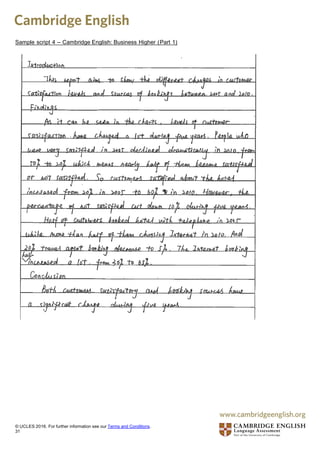 Cambridge assessing writing-c1 | PDF