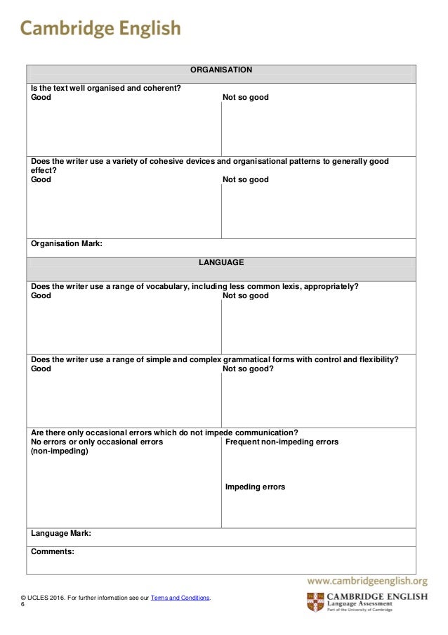 Cambridge assessing writing-c1