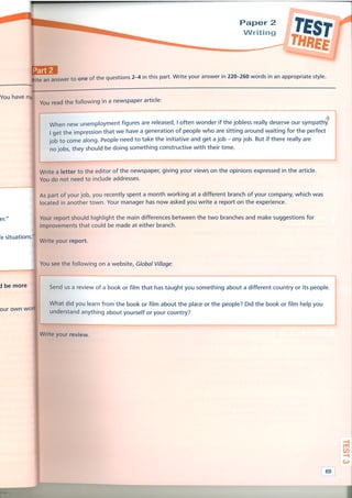Cambridge cae tests_sb_hamilton house | PDF