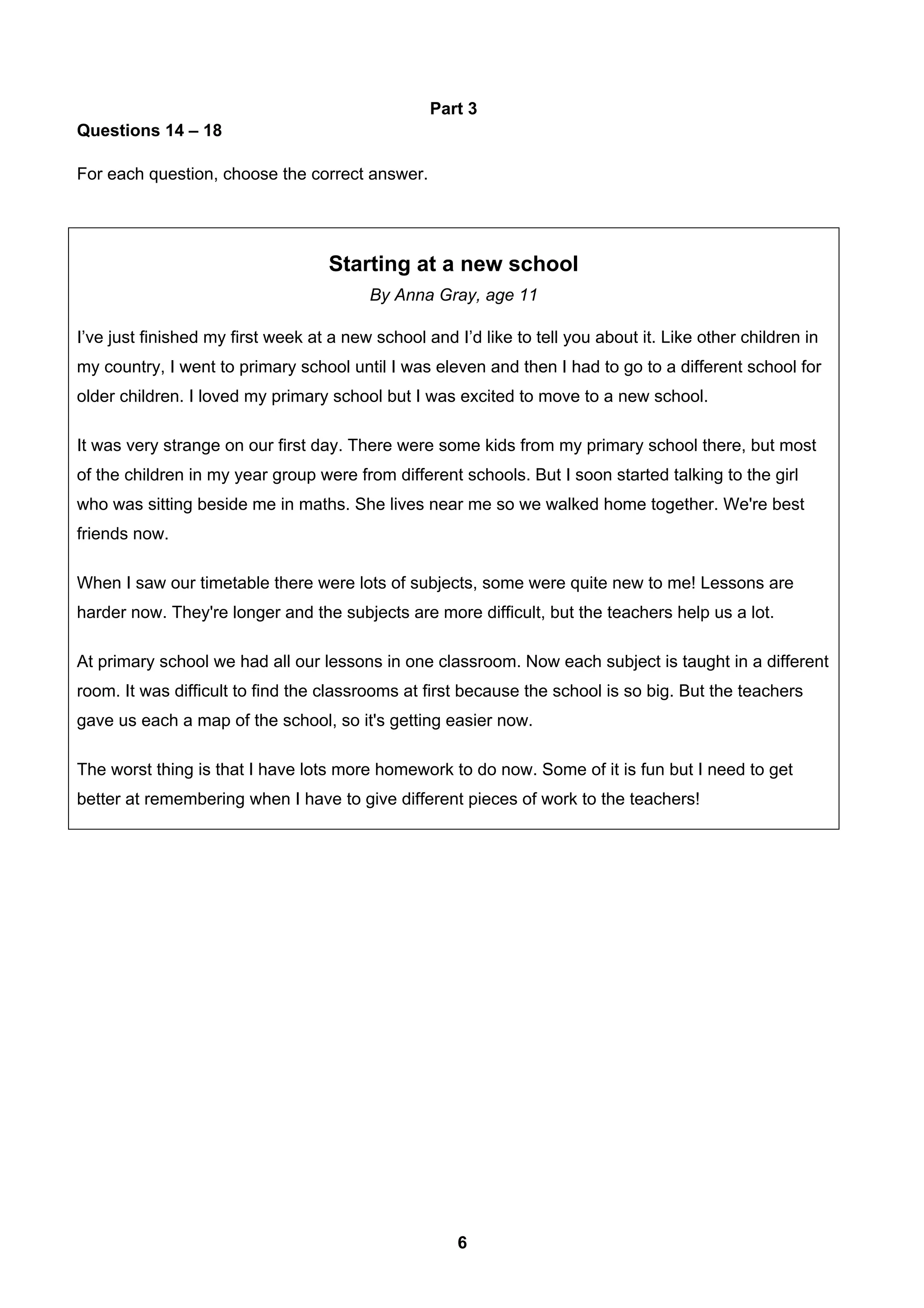 Cambridge cert reading and writing - questions | PDF | Gardening | Home ...