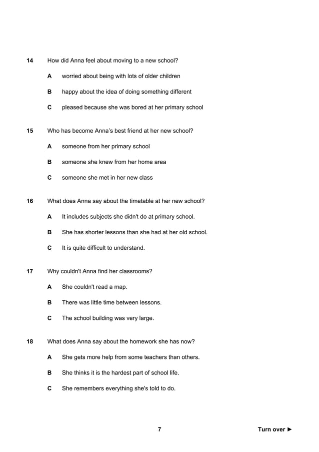 Cambridge cert reading and writing - questions | PDF | Gardening | Home ...