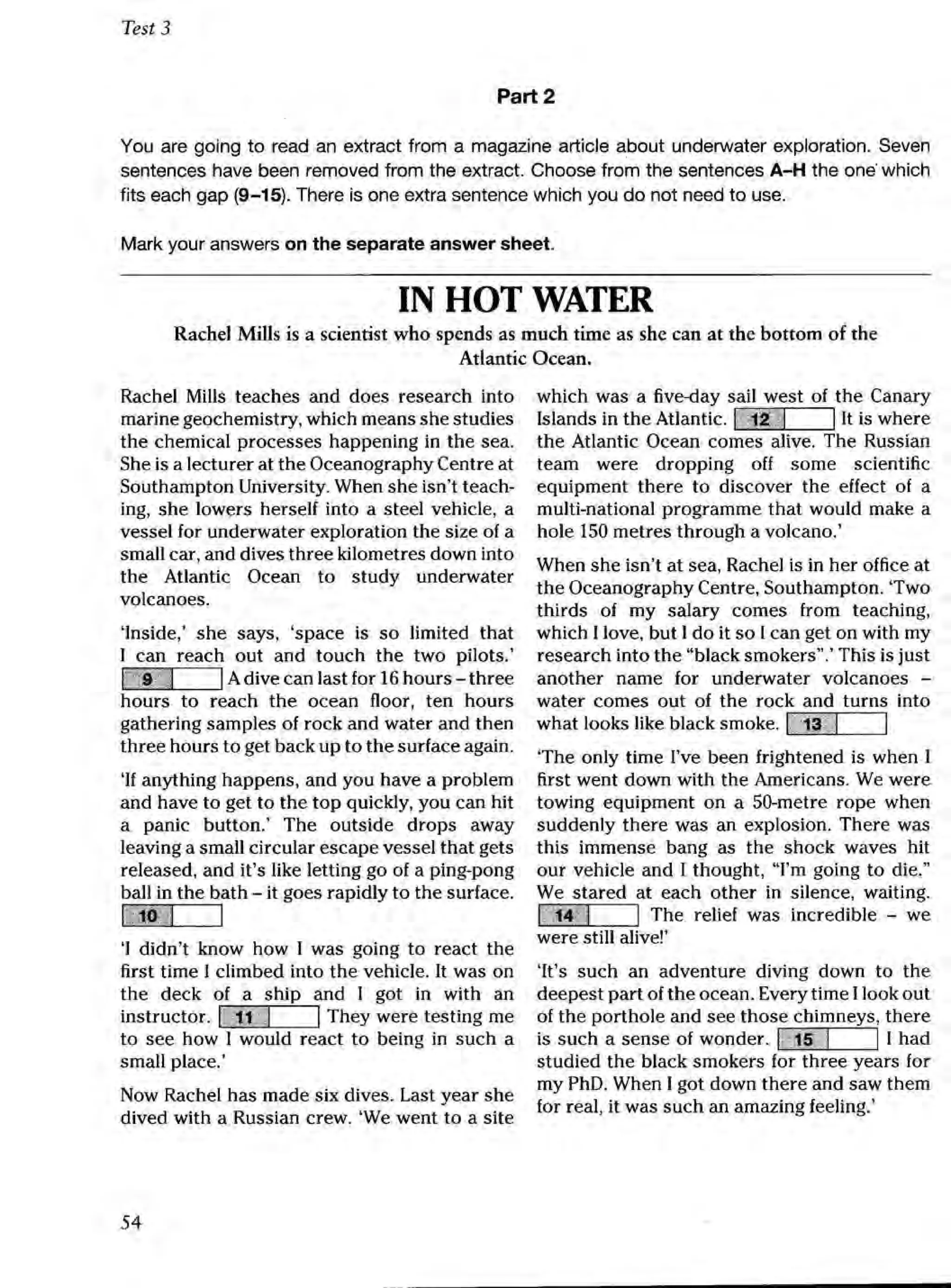 Cambridge certificate in advanced english 3 | PDF