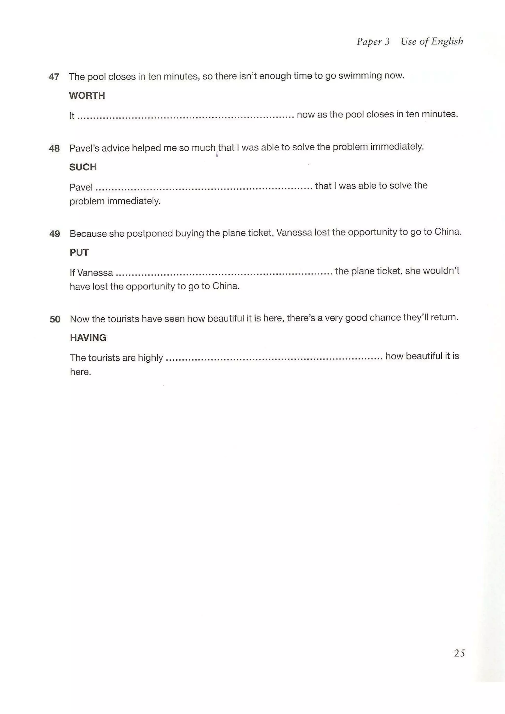 Certificate in advanced English 4 with answers. (2010) | PDF