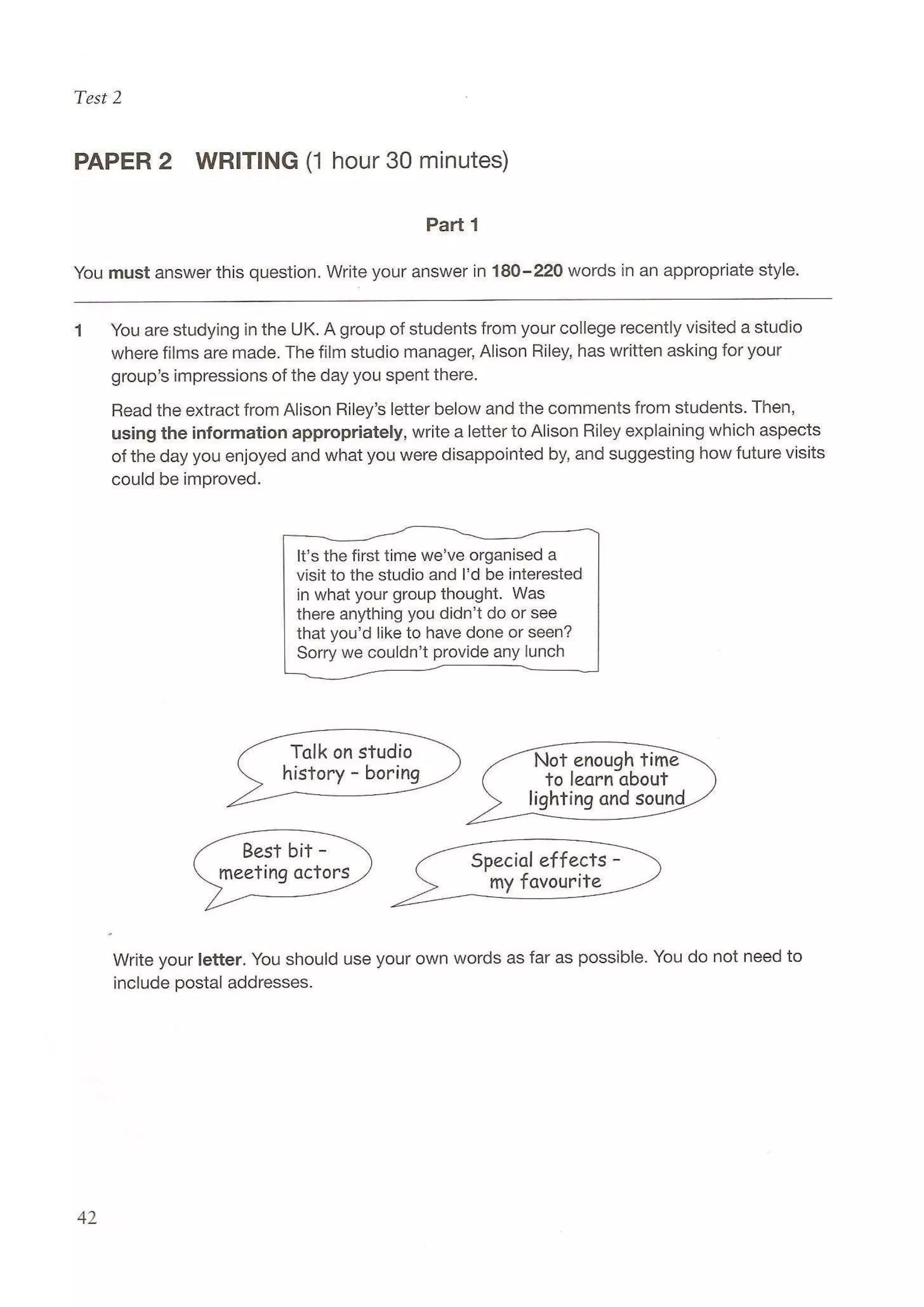 Certificate in advanced English 4 with answers. (2010) | PDF