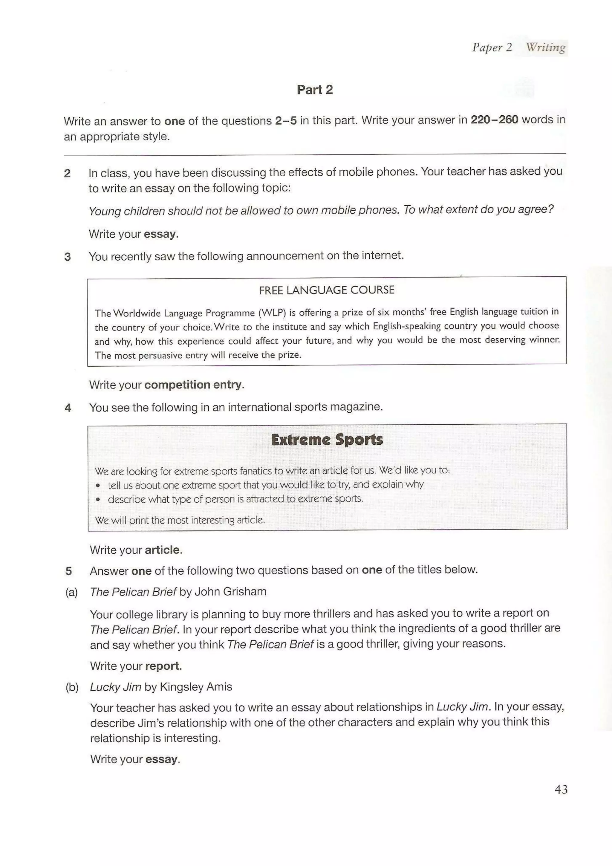 Certificate in advanced English 4 with answers. (2010) | PDF