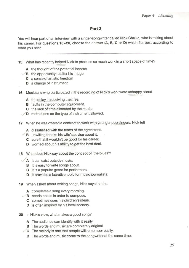 Certificate in advanced English 4 with answers. (2010) | PDF