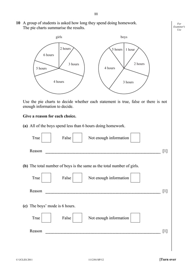 Cambridge checkpoint maths p1 specimen 2012 | PDF | Educational ...