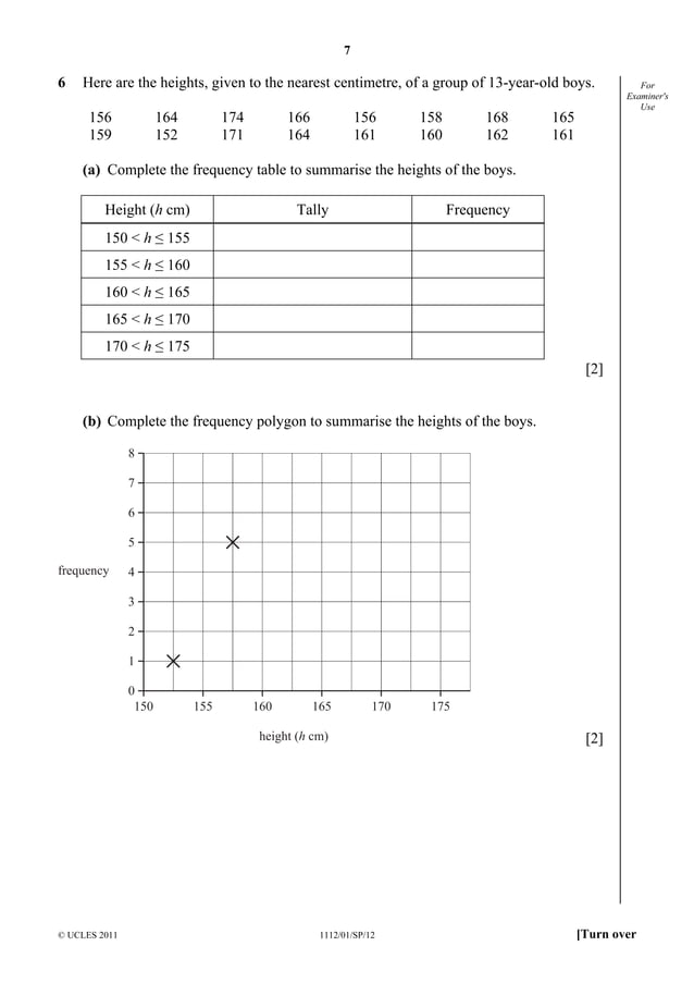 Cambridge checkpoint maths p1 specimen 2012 | PDF | Educational ...