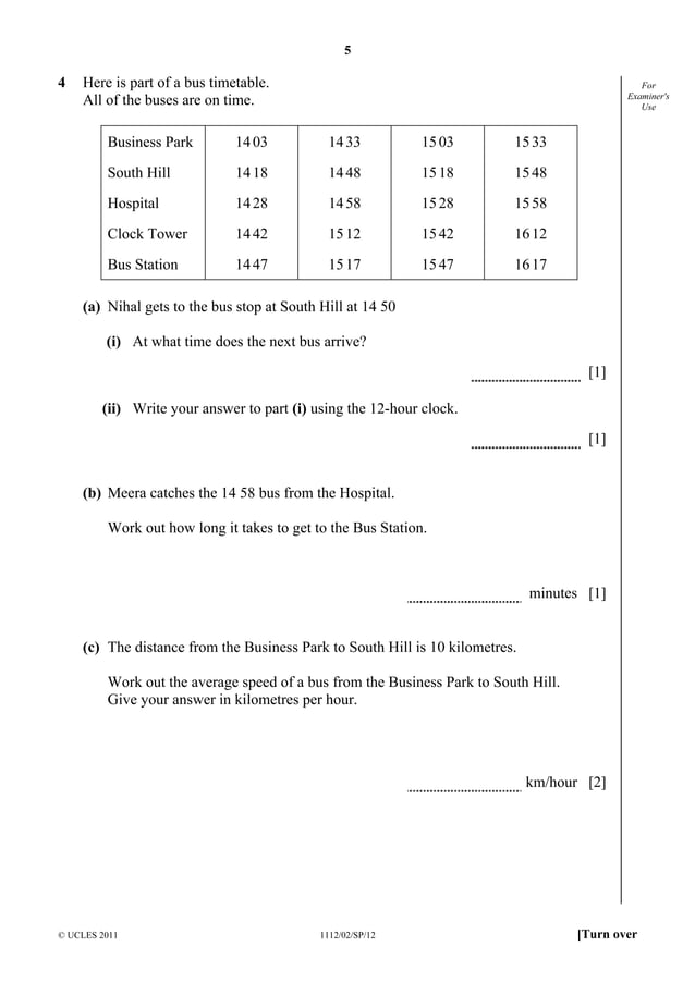 Cambridge checkpoint maths p2 specimen 2012 | PDF | Drawing and ...
