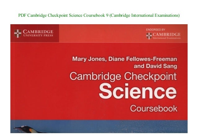 [PDF] Cambridge Checkpoint Science Coursebook 9 (Cambridge Internatio…