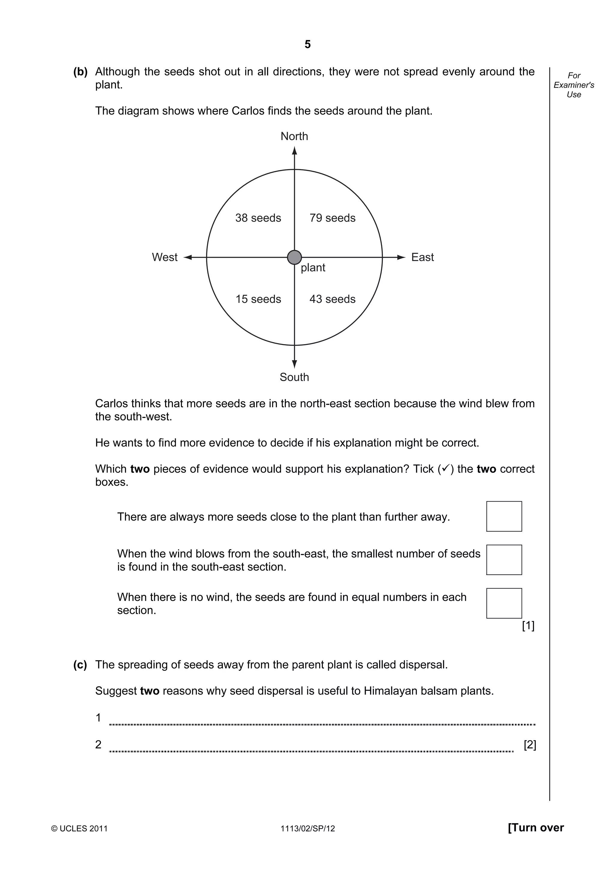 Cambridge checkpoint science p2 specimen 2012 | PDF