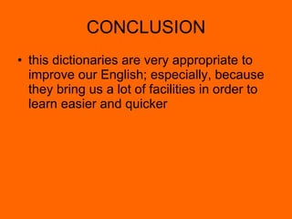 Cambridge dictionaries | PPT