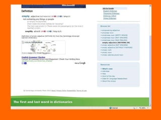 Cambridge dictionaries | PPT