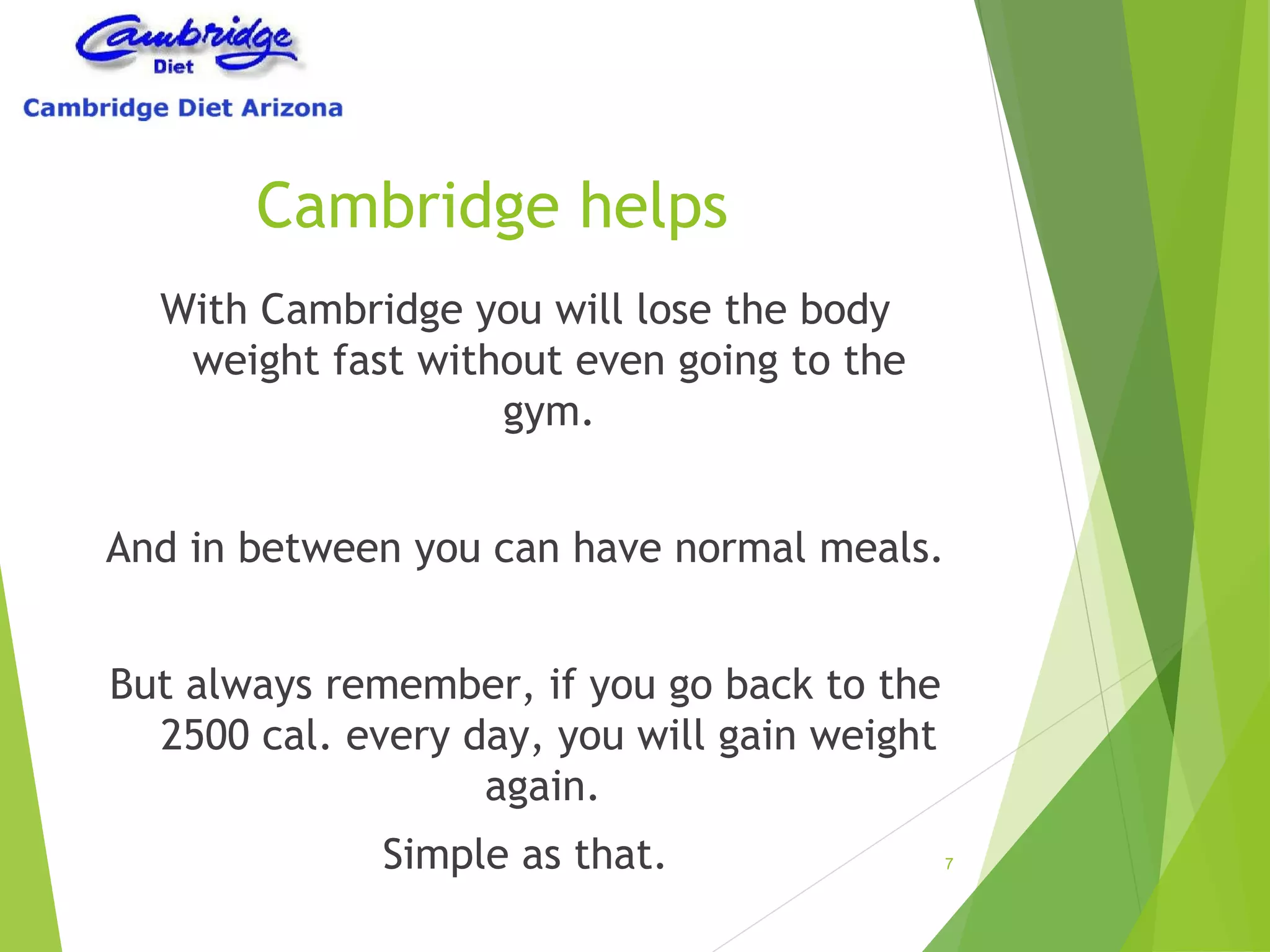 Cambridge diet intro | PPT | Nutrition | Healthy Living