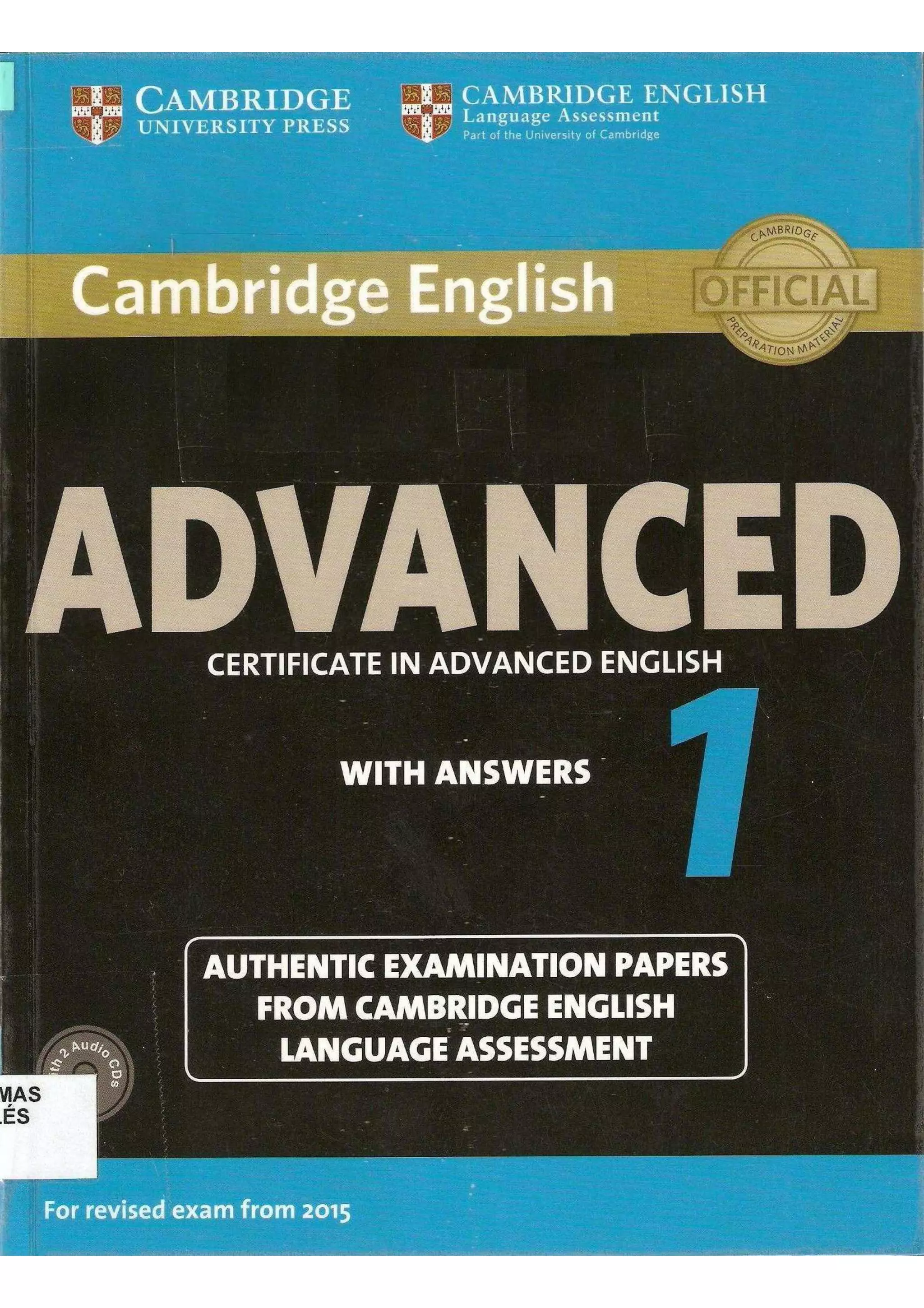 English advanced 1 with answers [2014] | PDF