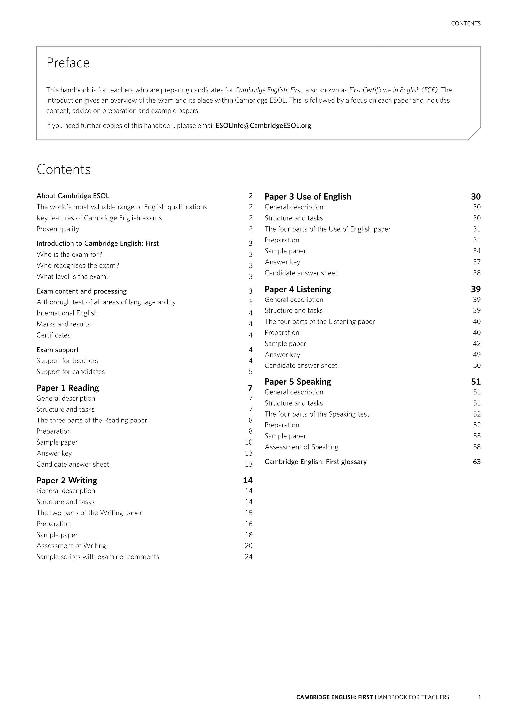 Cambridge english first__fce__handbook | PDF