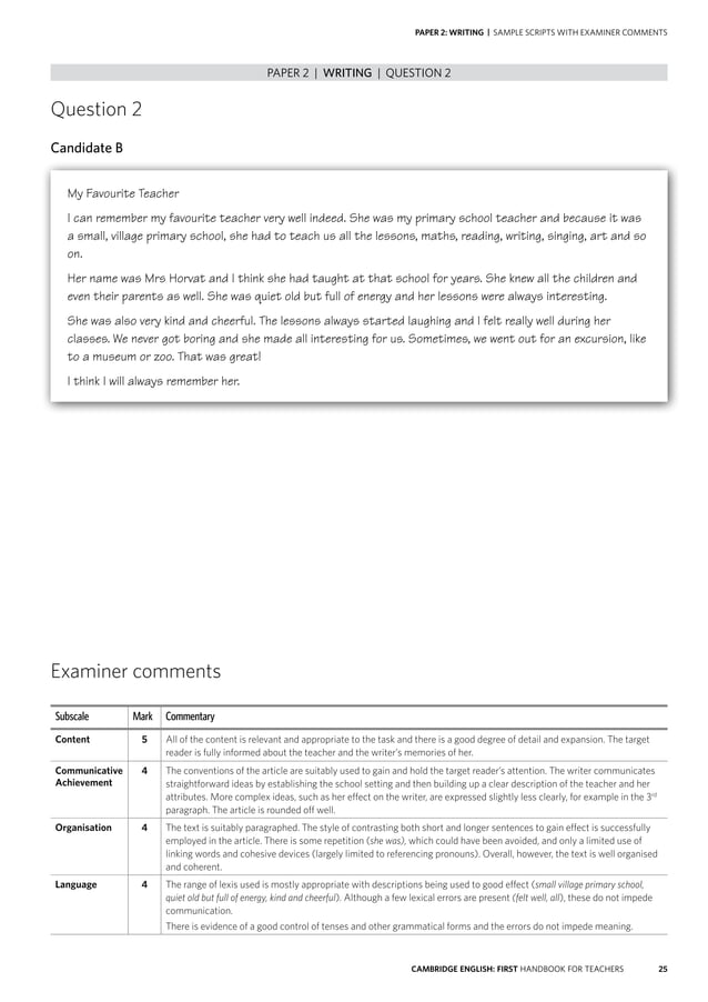 Cambridge english first__fce__handbook | PDF
