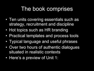 Cambridge English for Human Resources book preview | PPT
