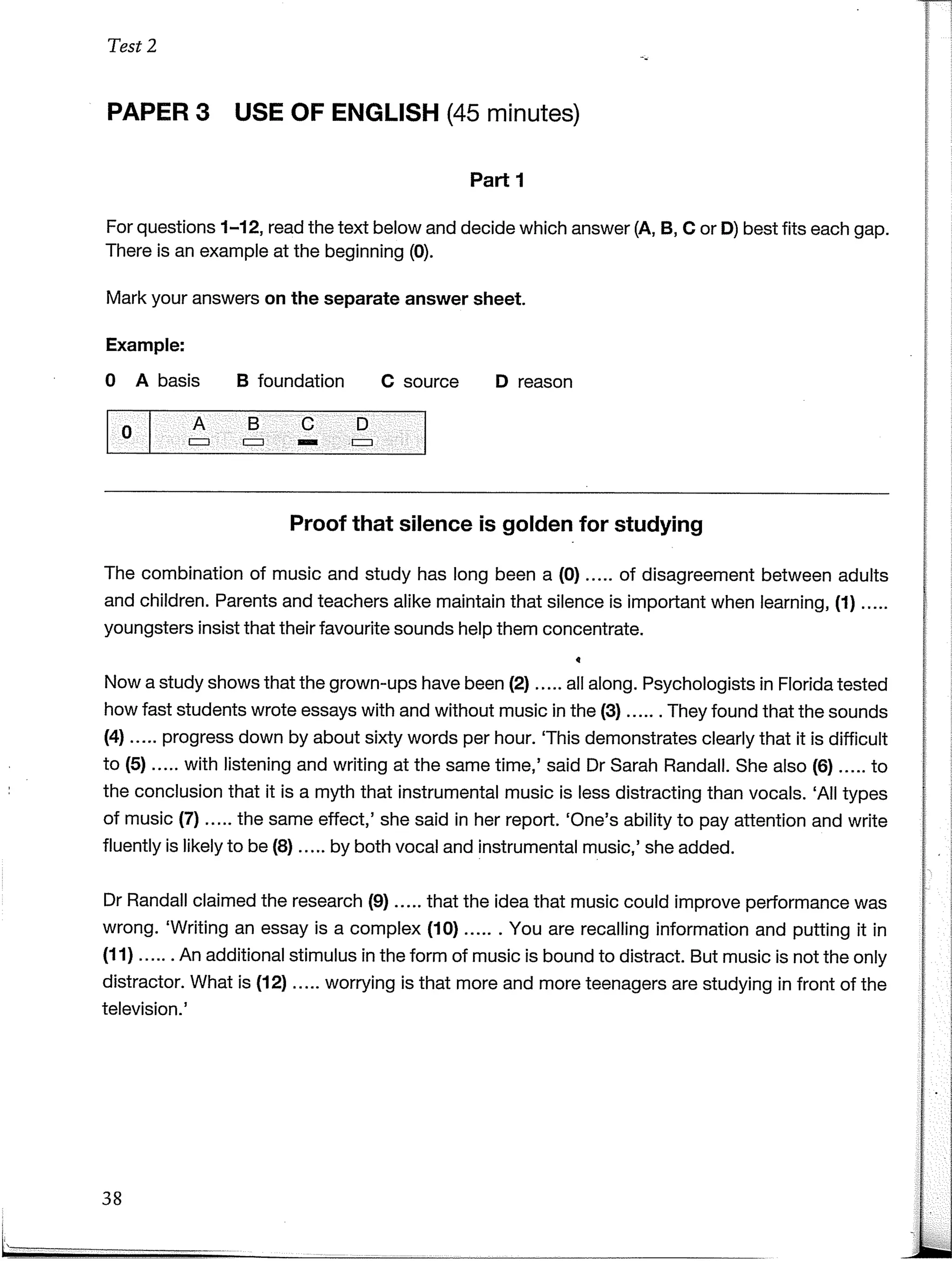 First certificate in English 4 | PDF
