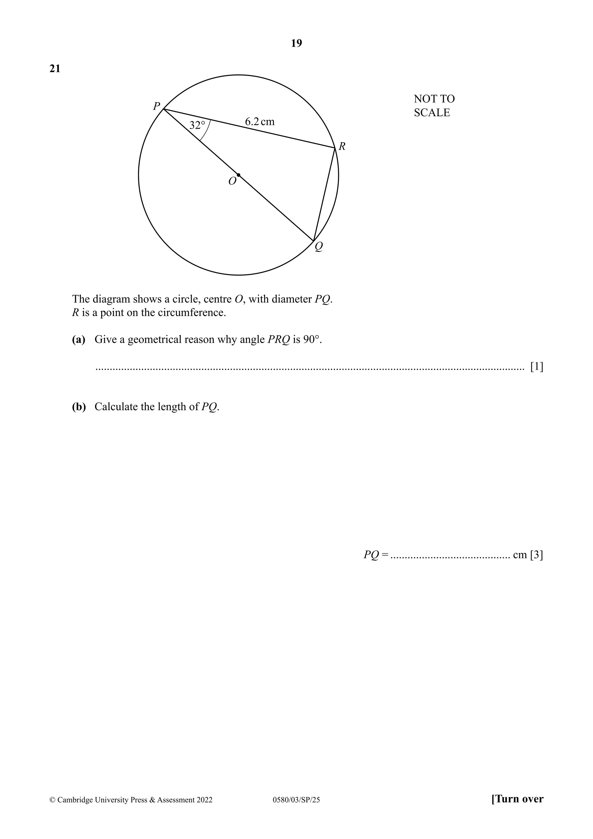 Cambridge IGCSE 0580 Mathematics specimen paper 3 for examination from ...