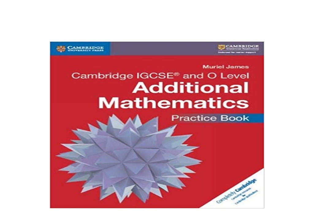 EBOOK KINDLE Cambridge IGCSE And O Level Additional Mathematics ebook-kindle-cambridge-igcse-and-o-level-additional-mathematics