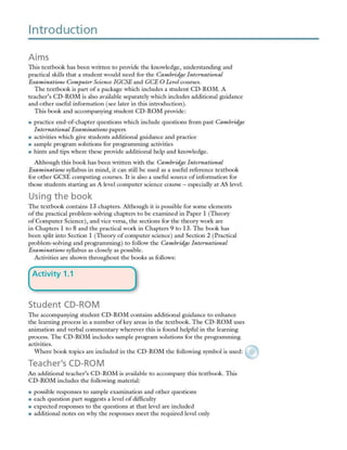 CAMBRIDGE IGCSE COMPUTER SCIENCE | PDF