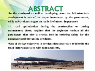 DATA MINING FRAMEWORK TO ANALYZE ROAD ACCIDENT DATA | PPTX