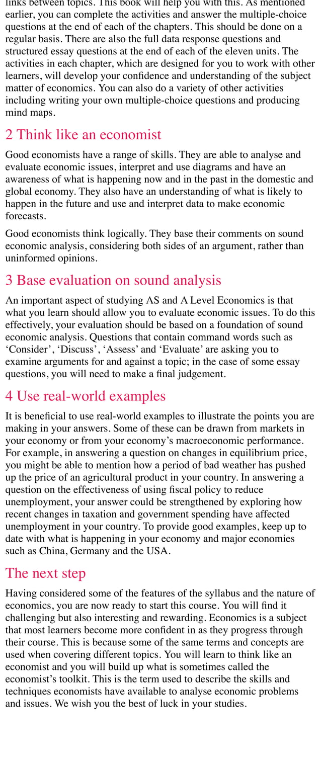 Cambridge International AS A level Economics Coursebook 4th Edition ...