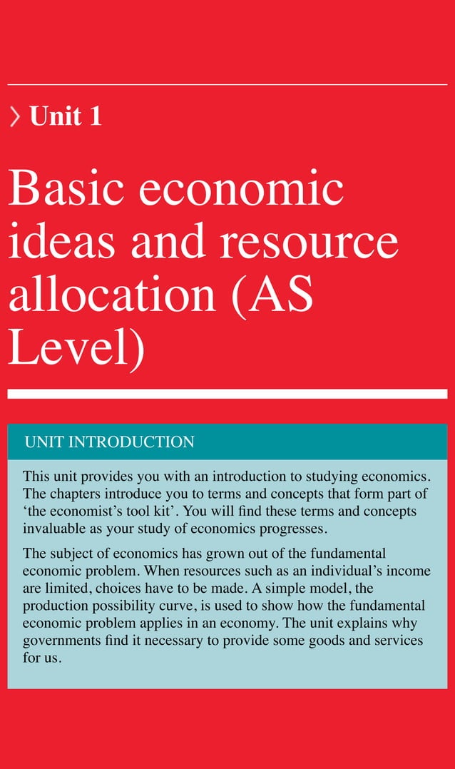 Cambridge International AS A level Economics Coursebook 4th Edition ...