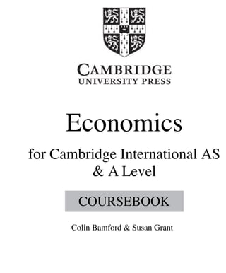 Cambridge International AS A level Economics Coursebook 4th Edition ...