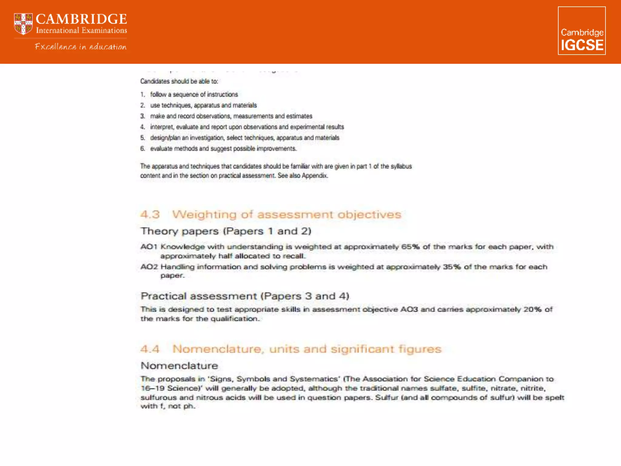 Cambridge international examinations | PPTX