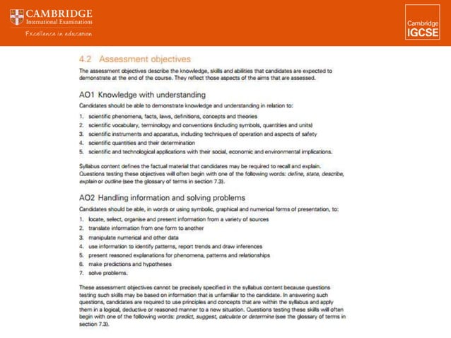 Cambridge international examinations | PPTX