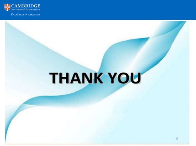 Cambridge international examinations | PPTX
