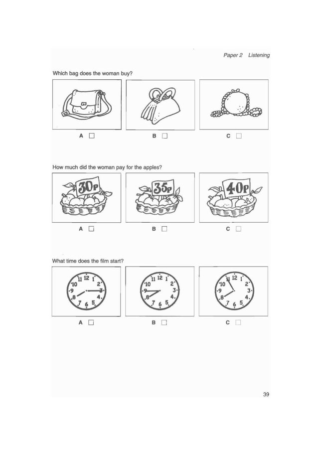 Cambridge ket 1 book | PDF