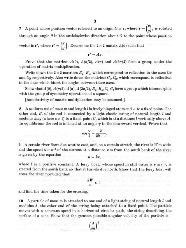 Cambridge maths nat_sci | PPT