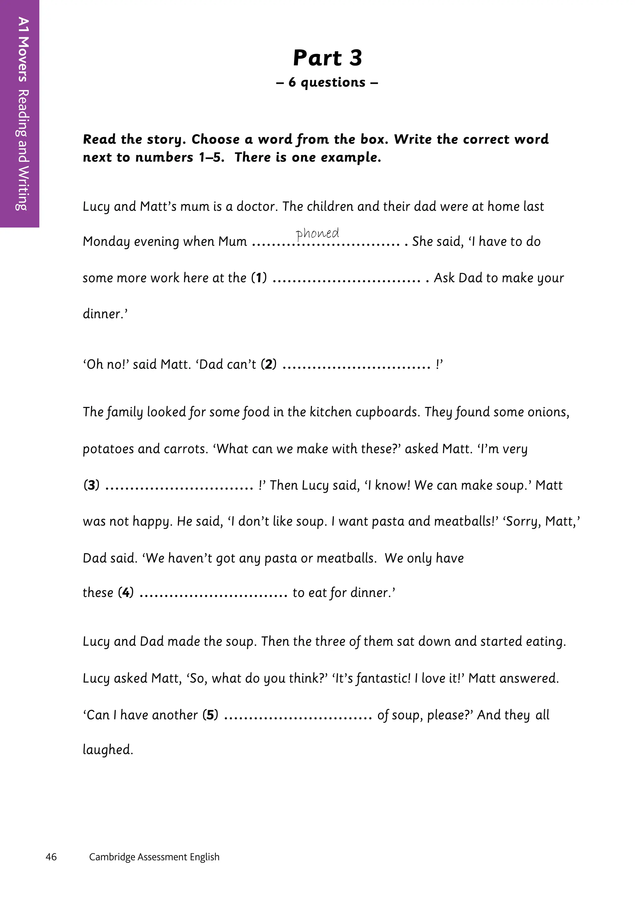 Cambridge Movers - Cambridge Movers R&W Mock Test 2.pdf