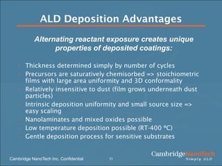 Cambridge NanoTech Overview | PDF