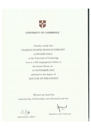 Cambridge PhD | PDF