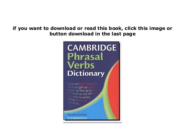 Longman phrasal verbs dictionary over 5000 pharasal verbs - broomatic